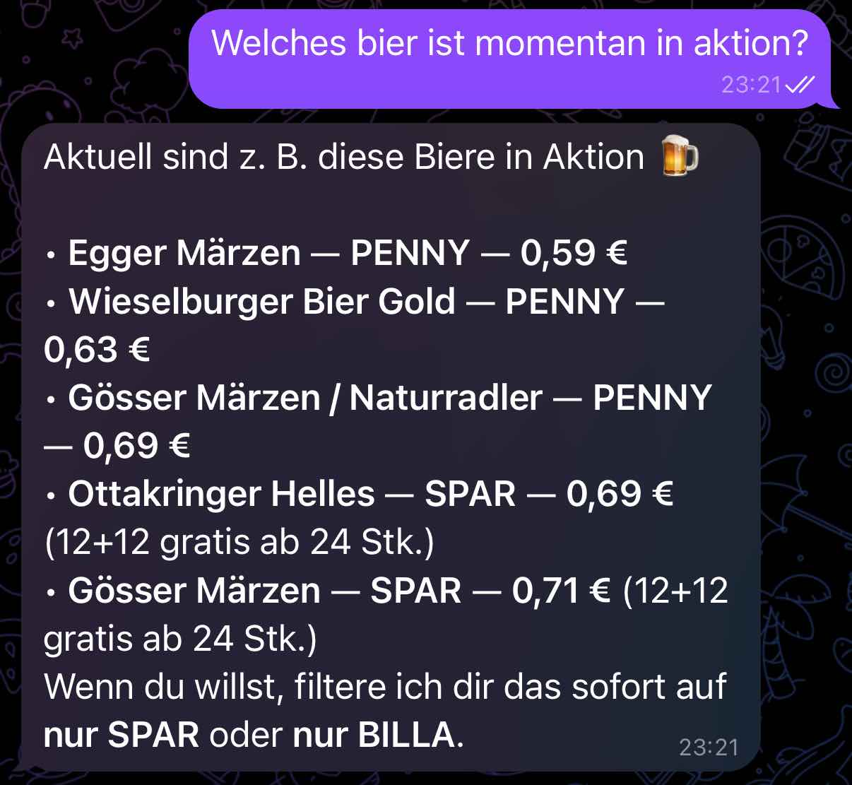 Preisrunter | Supermarkt & Lebensmittelpreise vergleichen